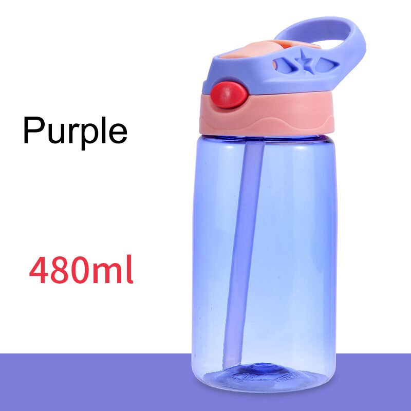 480 ml Cute Baby Water Bottle Leak Proof Bottle wi... – Grandado