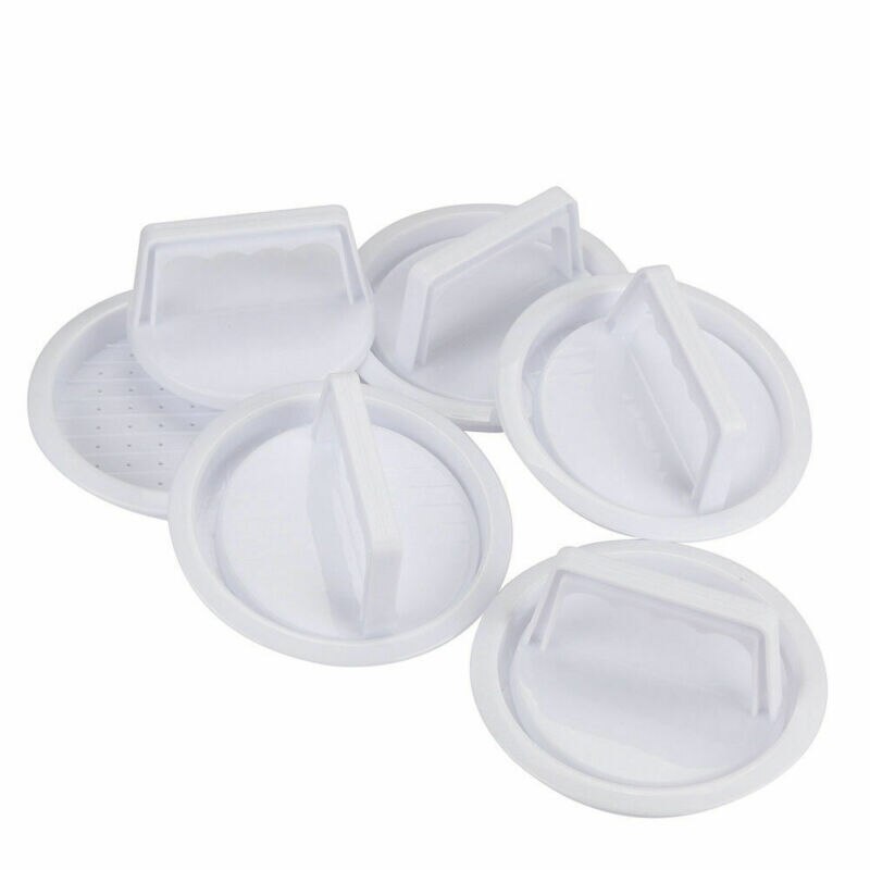 1 Set Round Shape Hamburger Press Food-Grade Plast... – Vicedeal