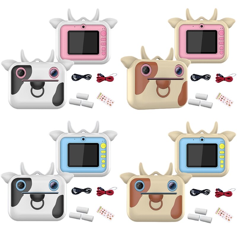 Kids Instant Print Camera Kind Cartoon Selfie Digi... – Vicedeal