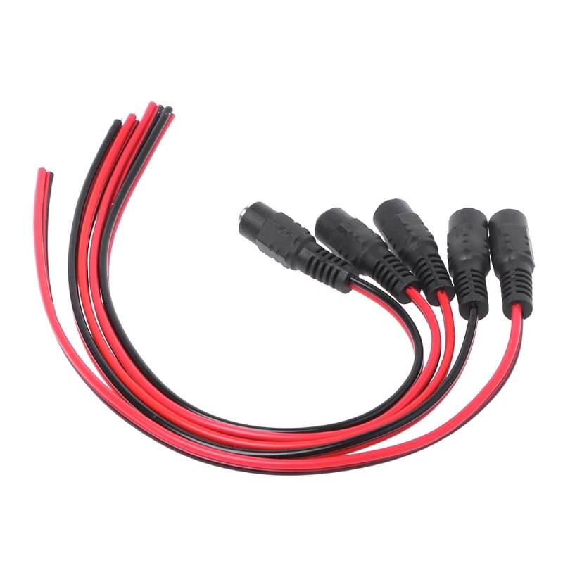 5 Pcs 5.5X2.1Mm Vrouw Dc Power Plug Connector Cctv... – Grandado