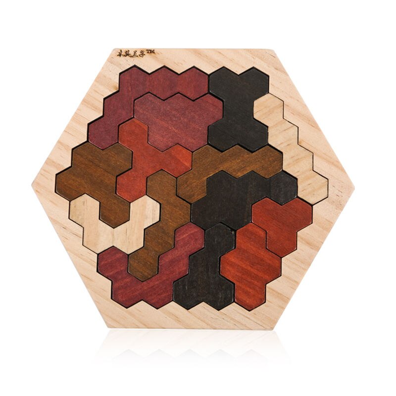 Wooden Toys Hive Puzzle Geometric Diamond Rainbow ... – Grandado