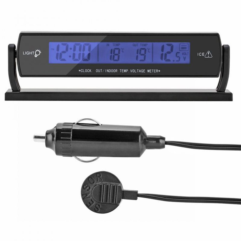 Car Digital Clock Car Thermometer LCD Clock Mini A... – Grandado