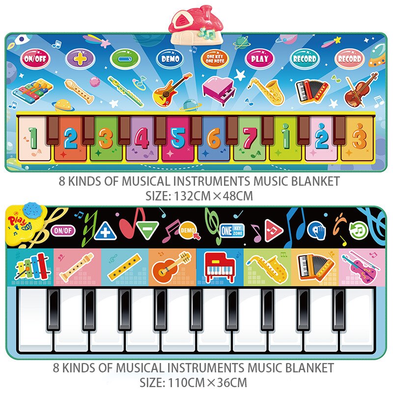 Children's Pedal Piano Music Game Carpet Child... – Grandado