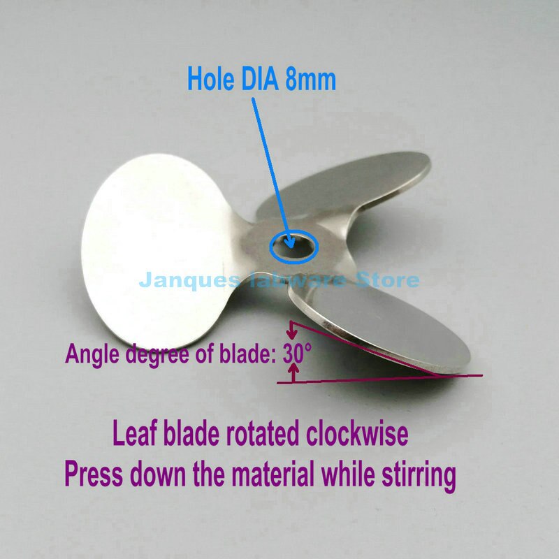 1pcs 304 stainless steel three leaf type Stirrer P... – Vicedeal