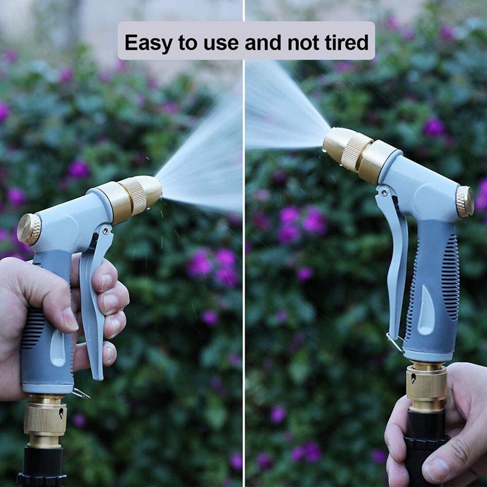 Adjustable Water Gun Brass Nozzle Garden Washer Hi... – Grandado