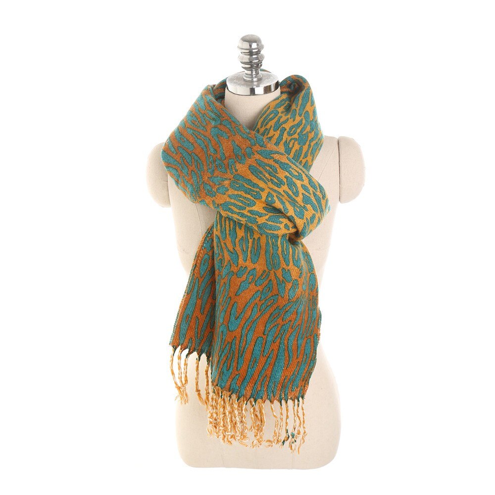 Winter Thick Scarf For Women Blanket Tassel Lady S... – Grandado