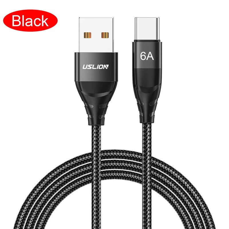 Uslion 6a usb c kabel type c kabel til samsung s2... – Grandado
