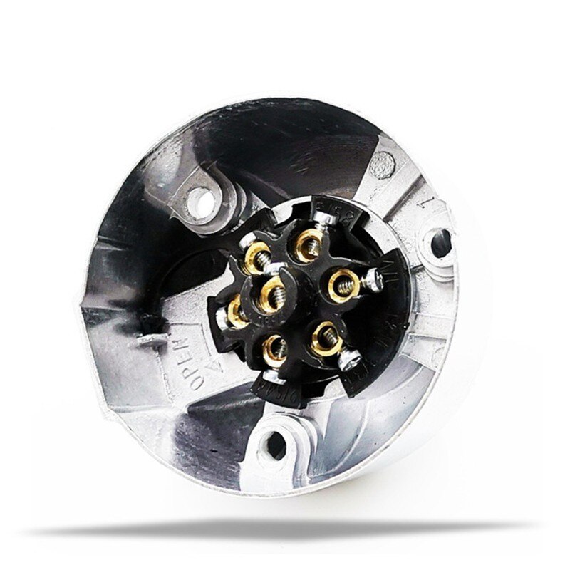 Connector Trailer Socket Heavy-Duty Round Wiring S... – Grandado