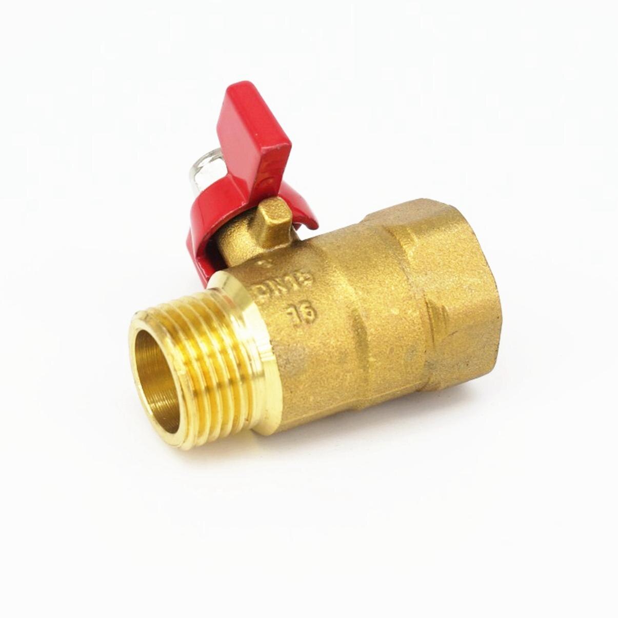 Brass Ball Valve 1/2" BSP Female to 1/2" BSP male ... – Grandado