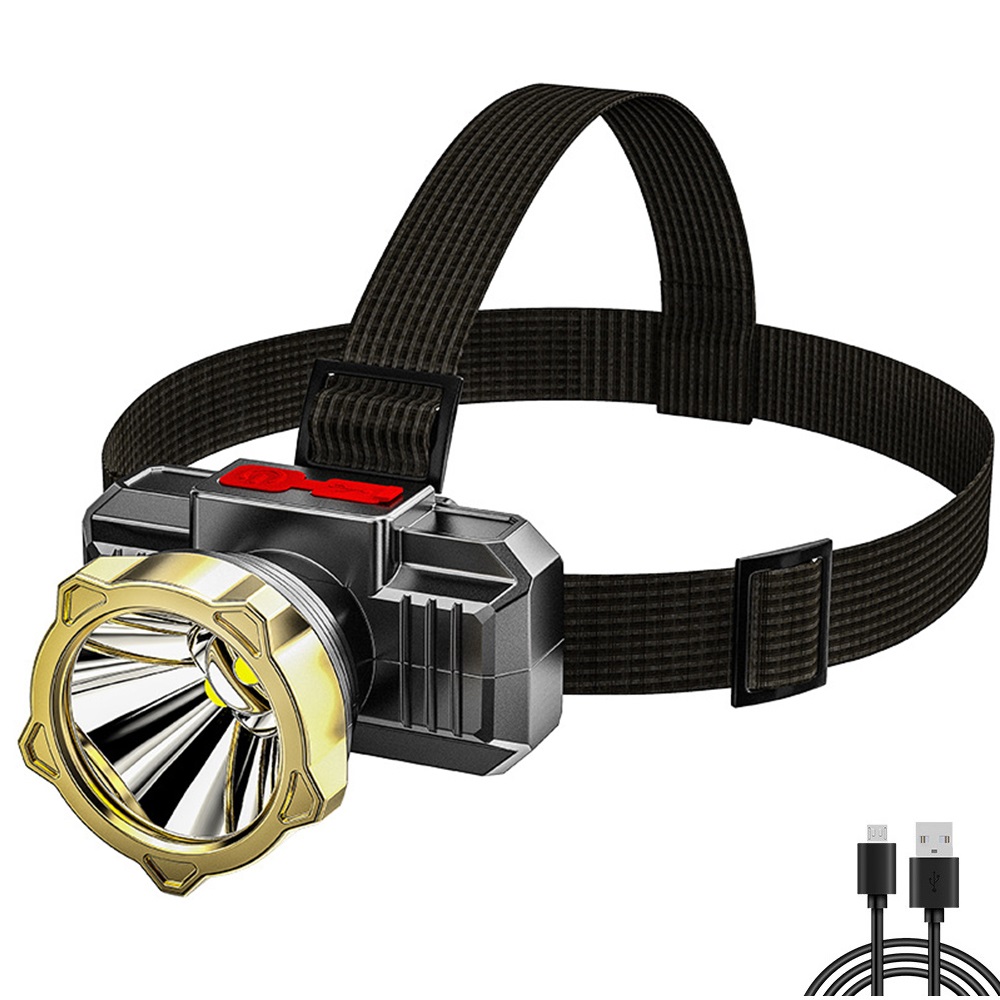 High Power LED Headlamp USB Rechargeable Headlight... – Vicedeal