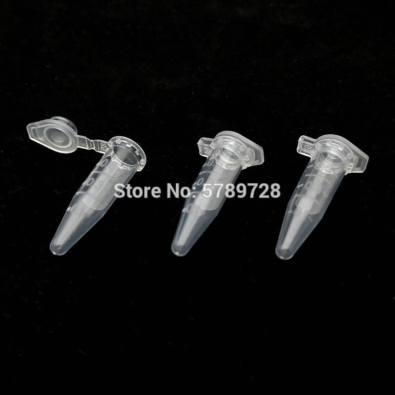 1000pcs 0.5ml Transparent plastic centrifuge tube ... – Grandado