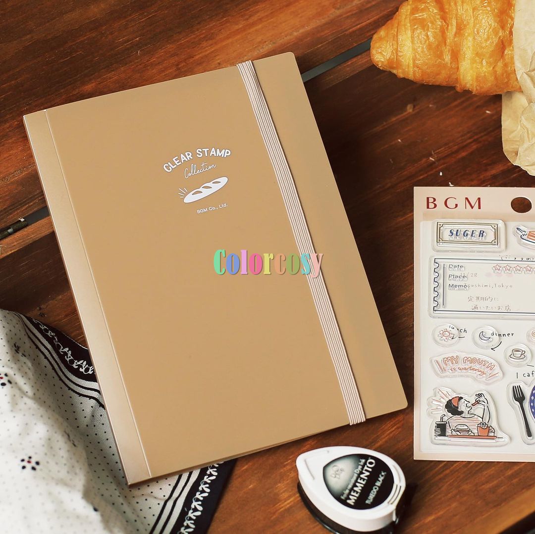 Japan BGM Clear Stamp Album Book, Acrylic Stamping... – Grandado