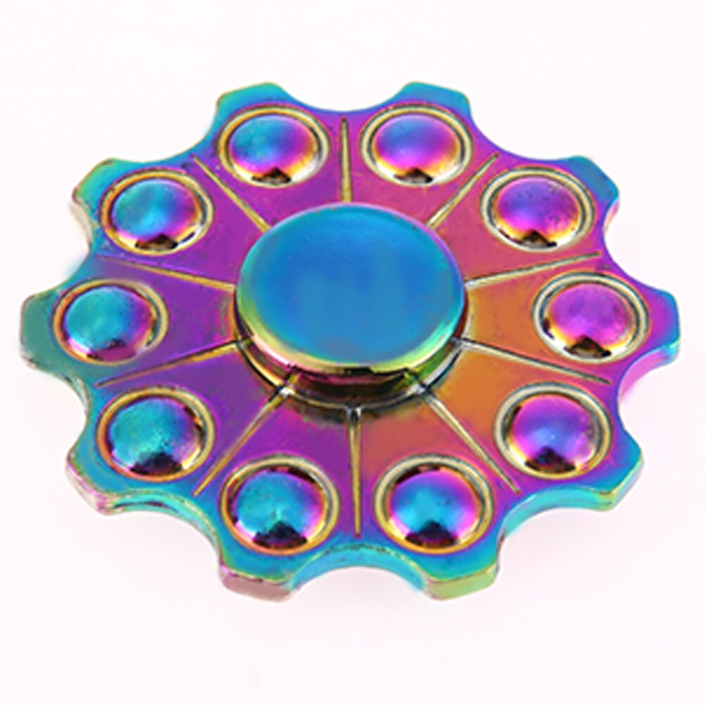 Colorful Rainbow Fidget Spinner Spinner Metal Hand... – Grandado