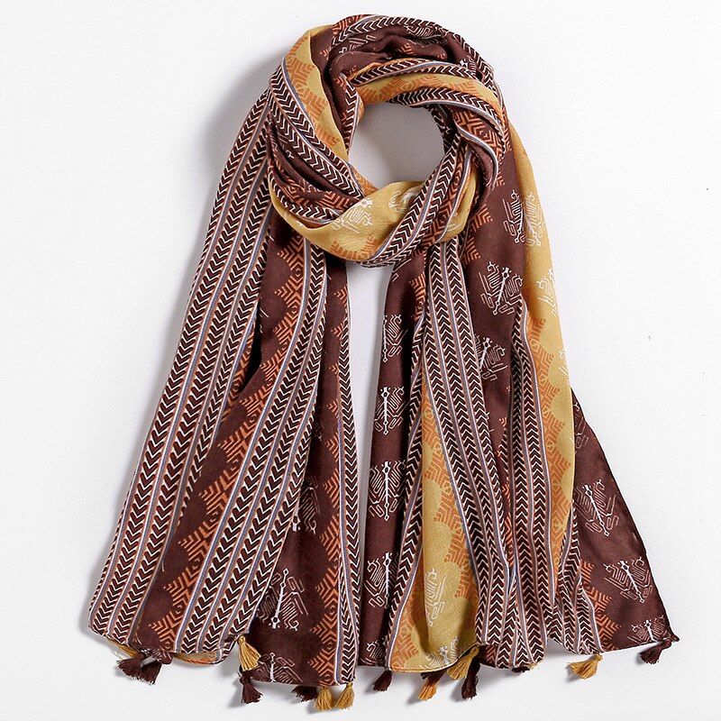 Autumn Winter Scarves for Women Shawls and Wraps A... – Grandado