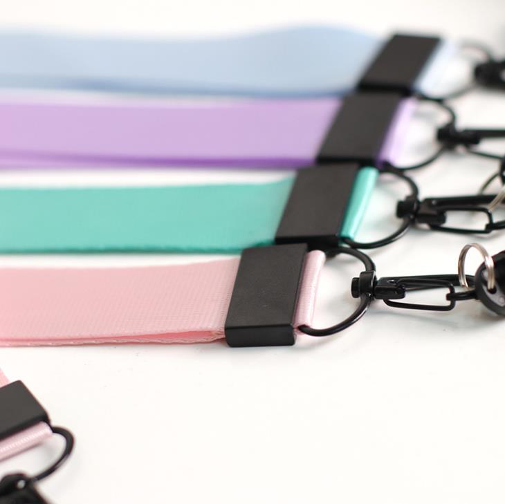 1 Pcs Cute Candy Solid Color Lanyards Neck Strap f... – Grandado
