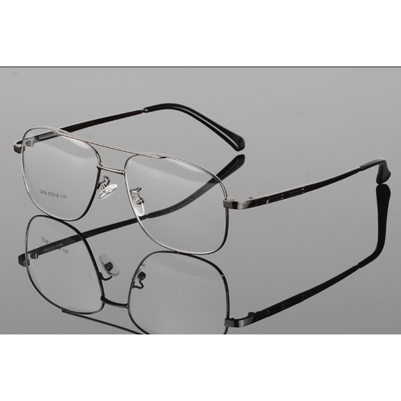 Lunettes rétro en métal pour hommes, grand cadre, ... – Grandado