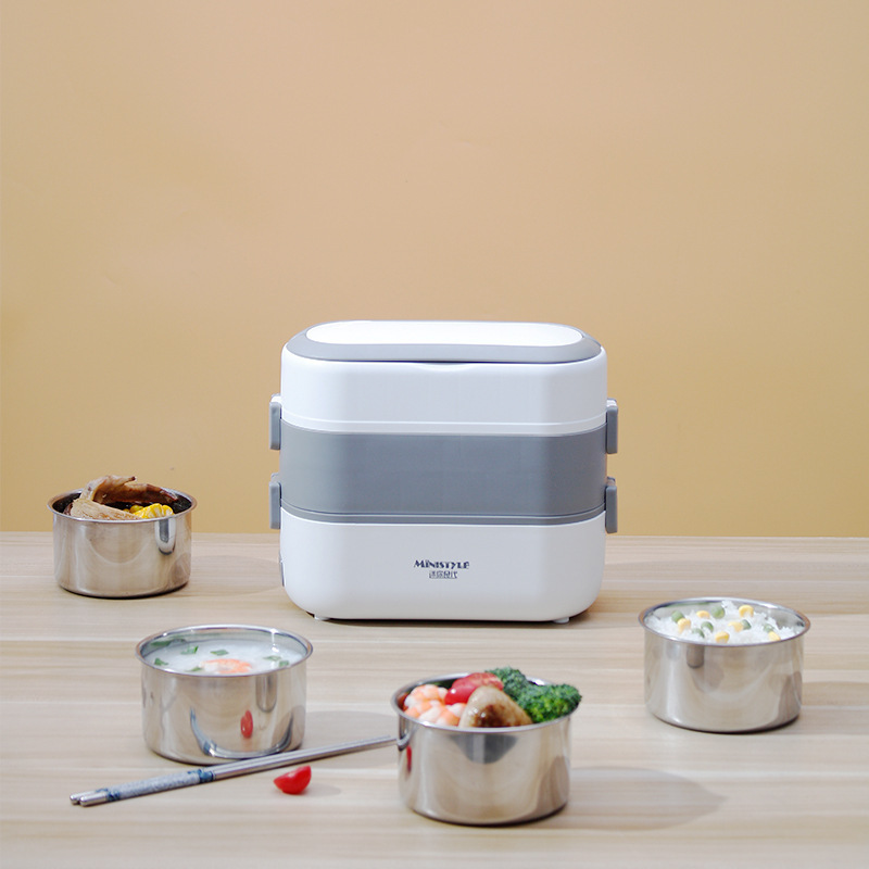 Mini Electric Heating Lunch Box Bento Rice Cooker ... – Vicedeal