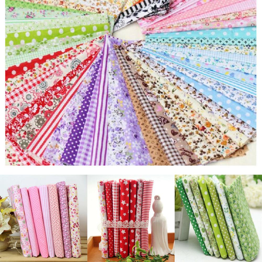 Uds 50cm X50cm delgada de algodón Patchwork flores... – Vicedeal