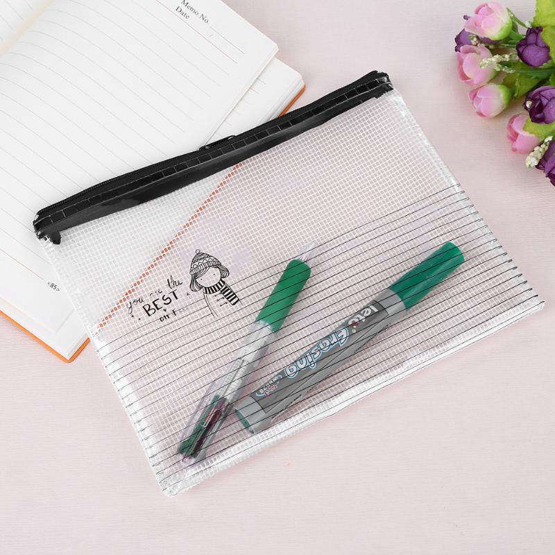 Transparent PVC Waterproof Pencil Cases A4 Station... – Vicedeal