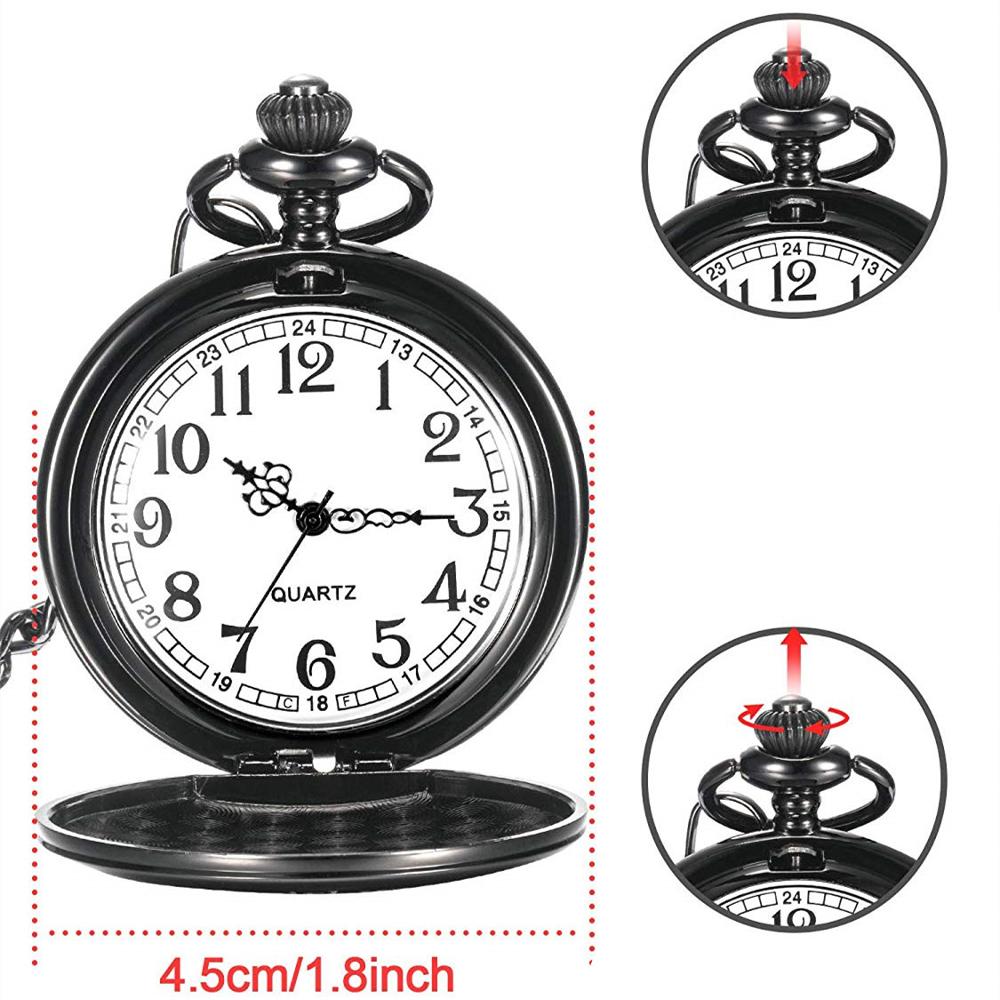 Best man Black Pocket Watch wedding favor and for ... – Vicedeal