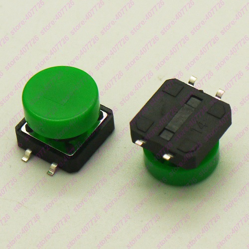 10PCS 12X12mm H=9.8MM With Round Cap Momentary Tac... – Vicedeal