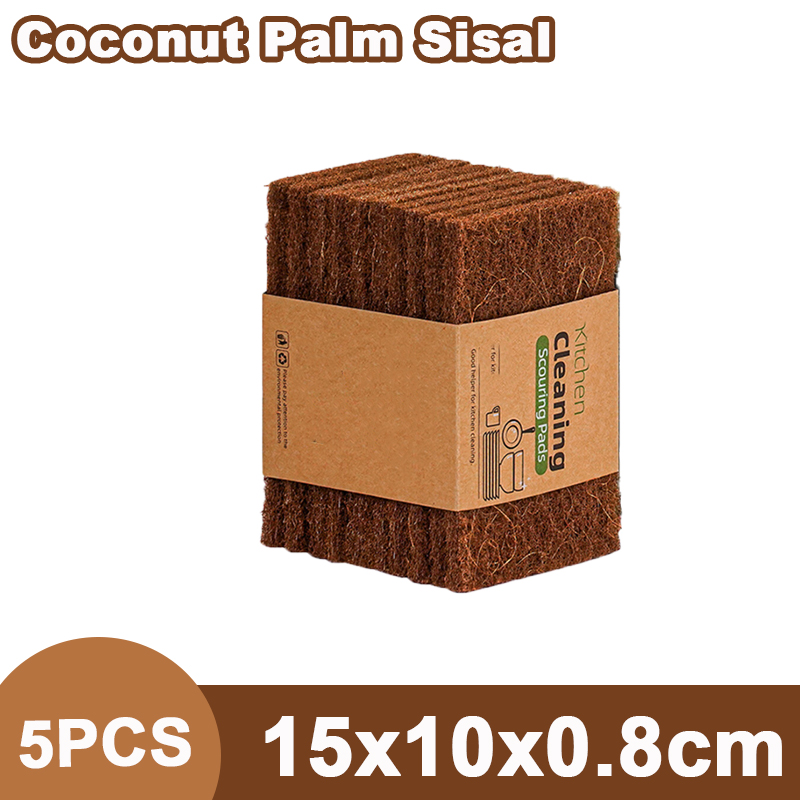 5/10/20PCS Sisal Microfiber Sponge Eco-friendly Na... – Grandado