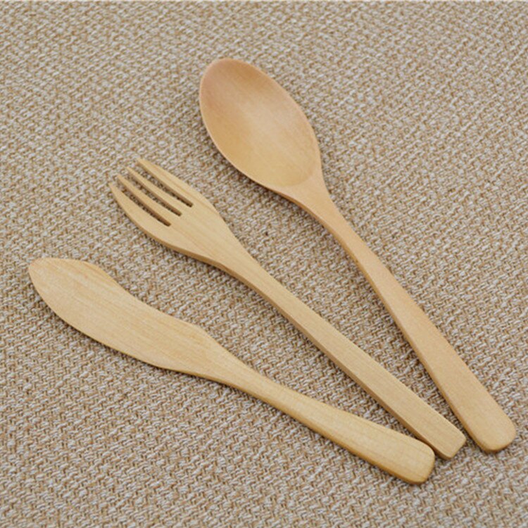 Chinese Wooden Knife Fork Spoon Set Wood Tableware... – Vicedeal