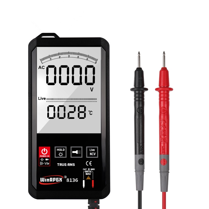 WinAPEX Digital Multimeter Smart Touch Screen DC A... – Vicedeal