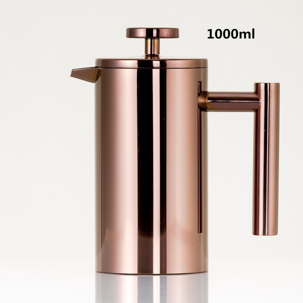 Stainless steel 304 Double Wall Coffee Maker Frenc... – Grandado
