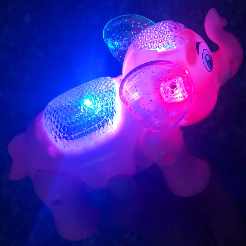 Funny Electric Walking Flashing LED Elephant Anima... – Grandado