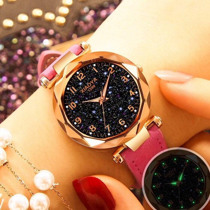 Women Watches Best Sell Star Sky Dial Clock Luxury... – Grandado