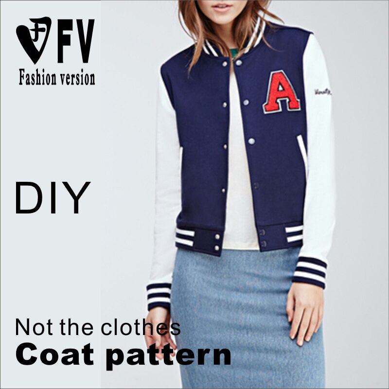 Women's baseball uniform jacket garment making coa... – Grandado