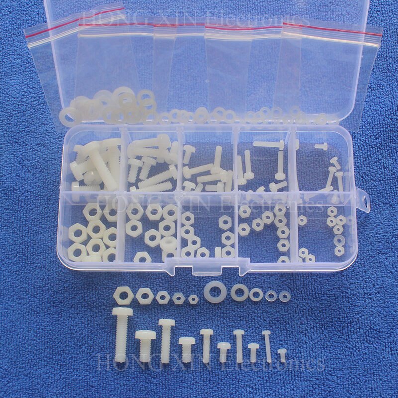 Kit d'assortiment de boulons à vis hexagonales... – Grandado