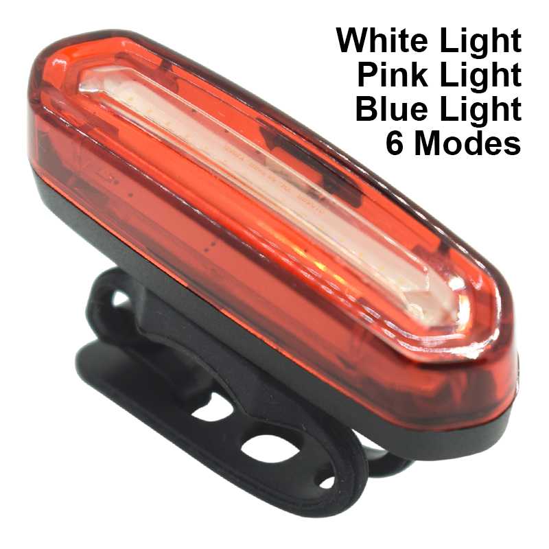 WasaFire Fiets Licht LED Rood Blauw Roze Tricolor ... – Grandado