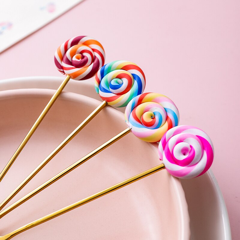 Dessert Spoon Fork Coffee Ice Cream Candy Set Loll... – Grandado