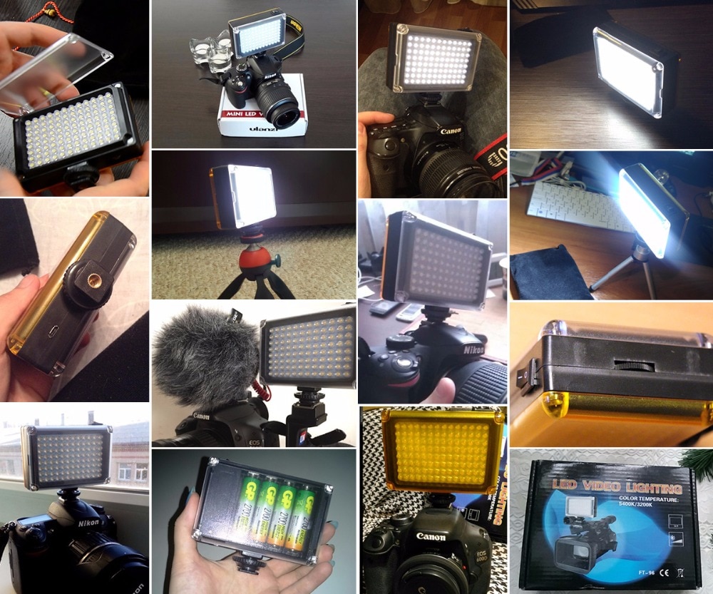 Ulanzi LED Photo Video Light on Camera w shoe moun... – Grandado