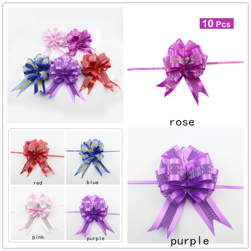 10pcs Bow Ribbon Wrapping Tie Ribbon Bow for Weddi... – Grandado