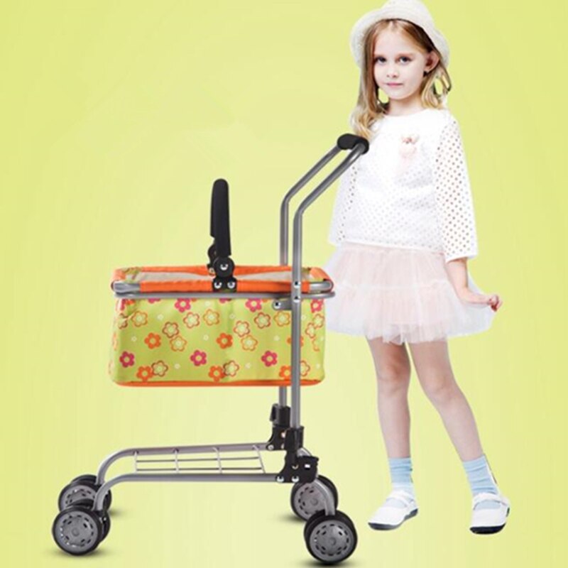 ALWAYSME Foldable Kids Shopping Cart With Bag – Vicedeal