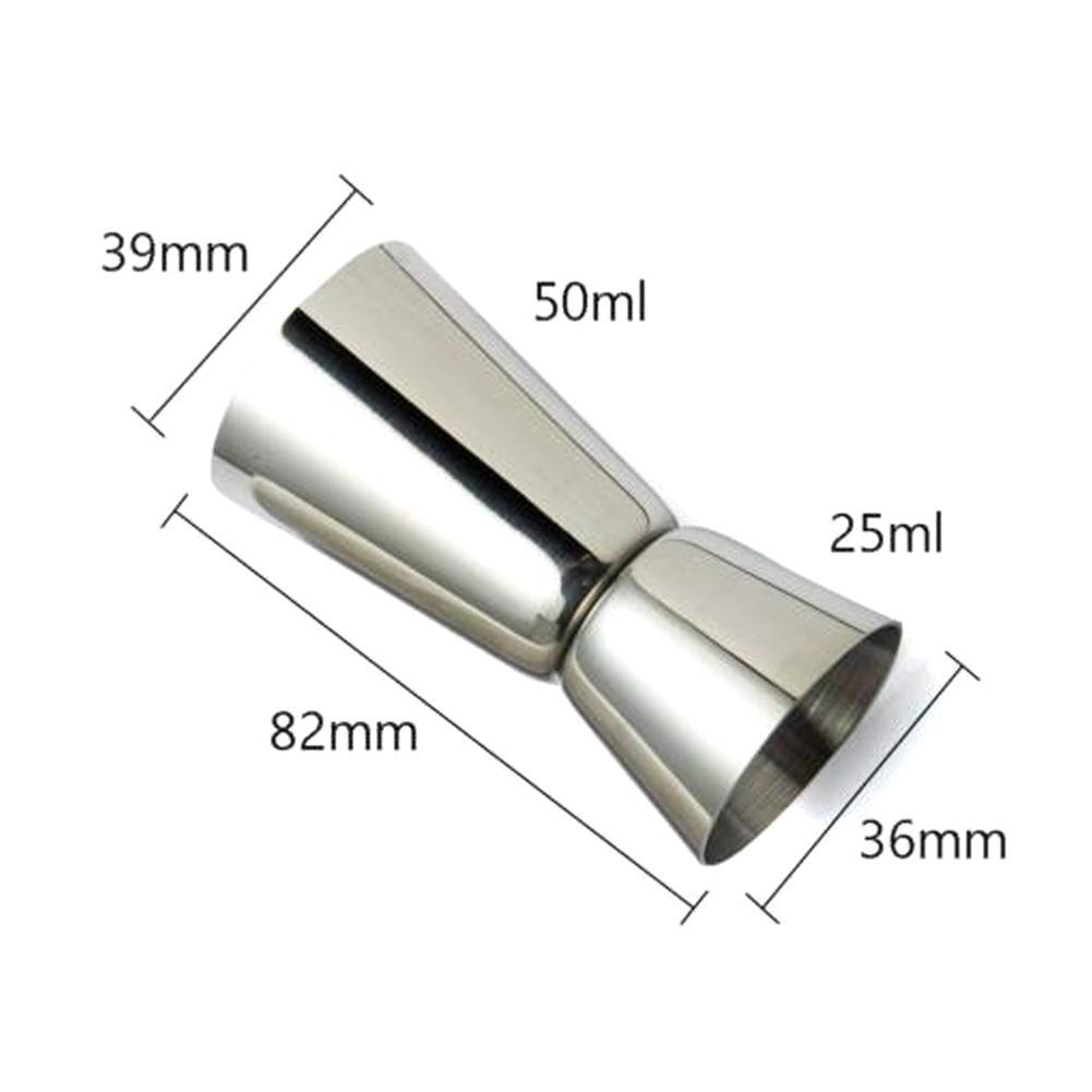 25/50ml Bar Measure Steel Double Single Shot Bar S... – Grandado