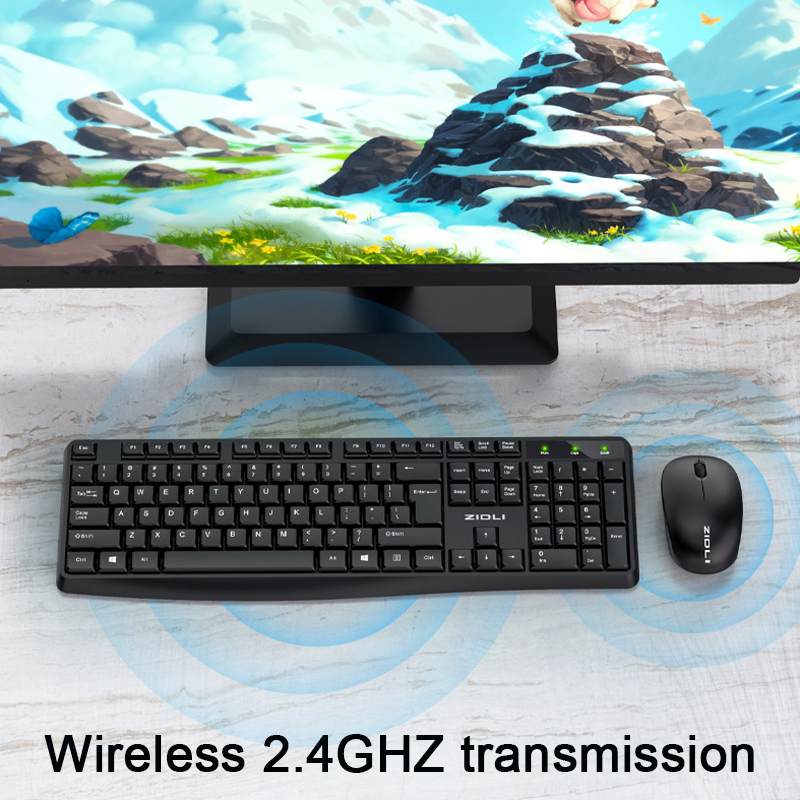Draadloze Toetsenbord Muis Set Gaming Kantoor Toet... – Grandado