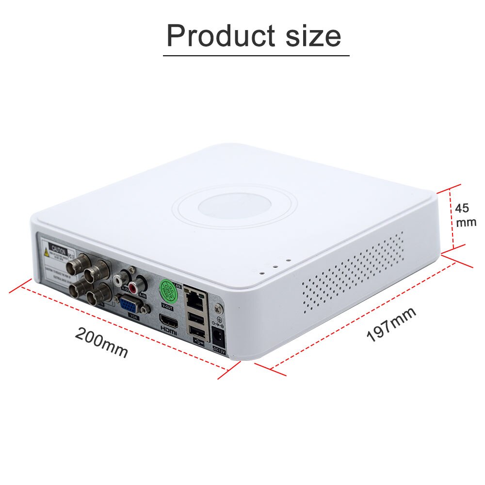 HD 5MP DVR 4Channel CCTV AHD DVR AHD-N Hybrid DVR ... – Grandado