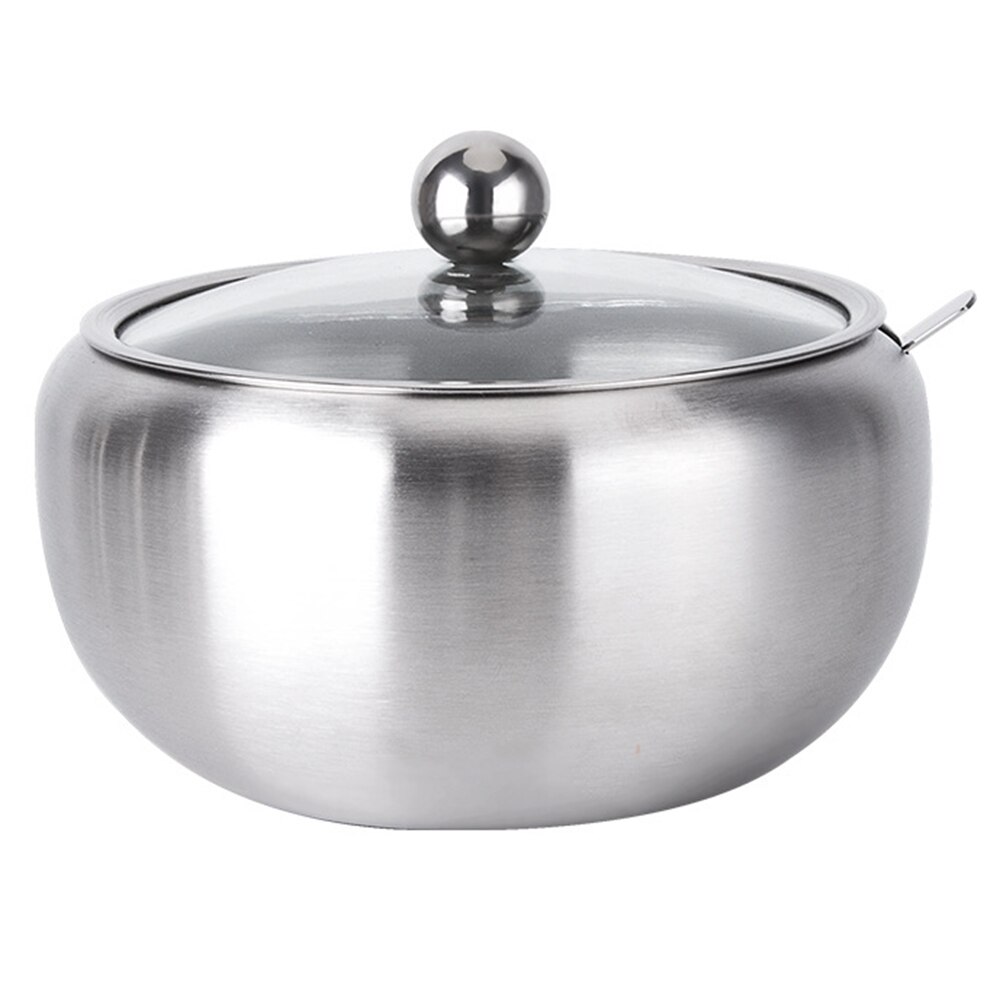 Stainless Steel Condiment Spice Jars Sugar Bowl Co... – Vicedeal