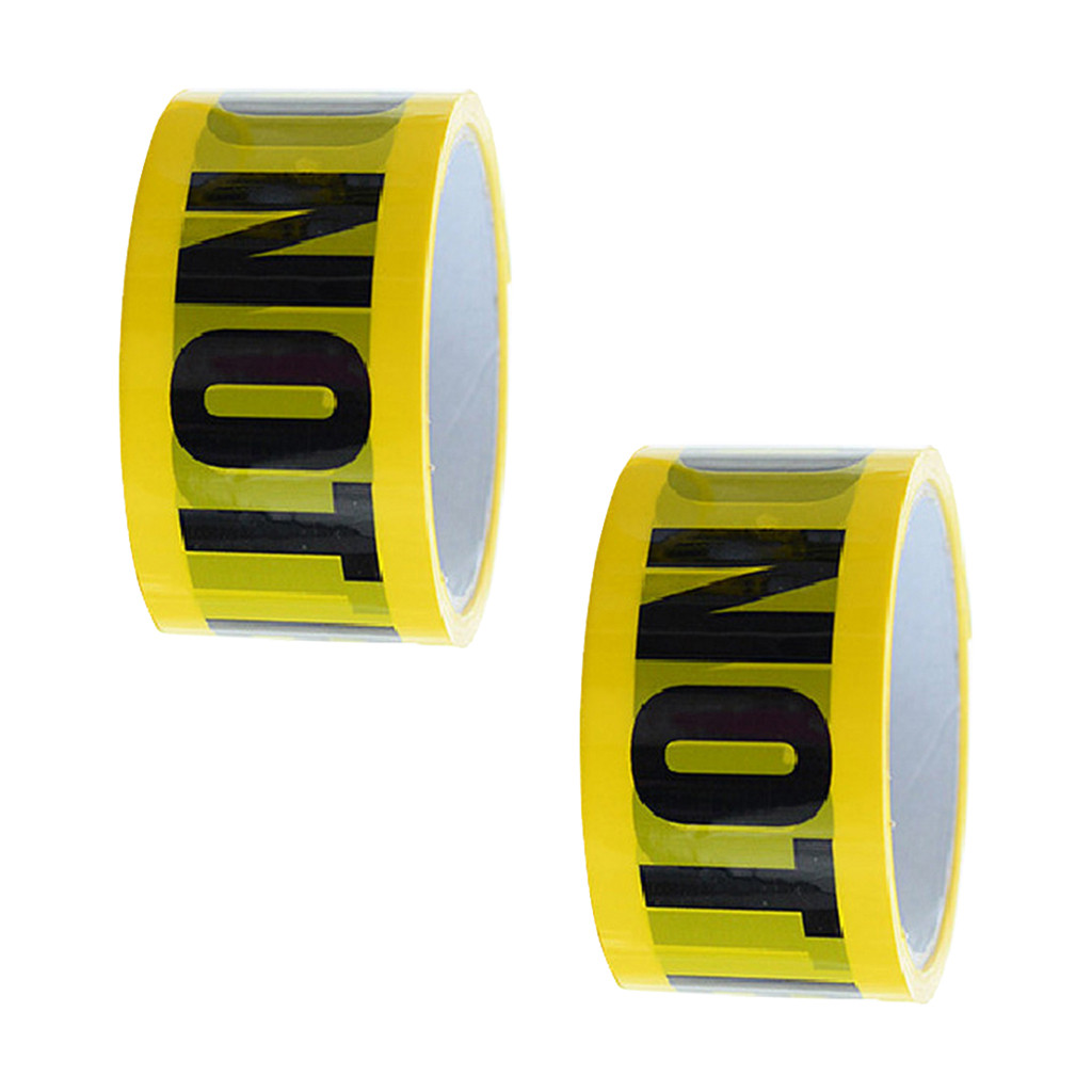 1/2/4pcs tape Yellow Warning-Tape DO NOT ENTER Adh... – Grandado