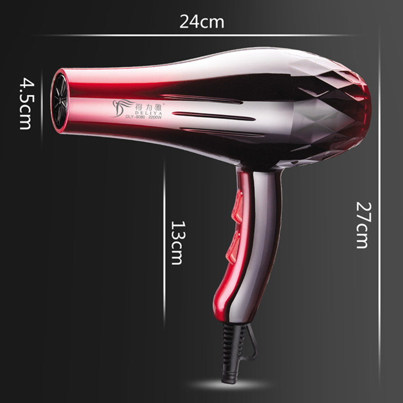 2200W 220V Hair Dryer Large Power Salon Hair Blow ... – Grandado
