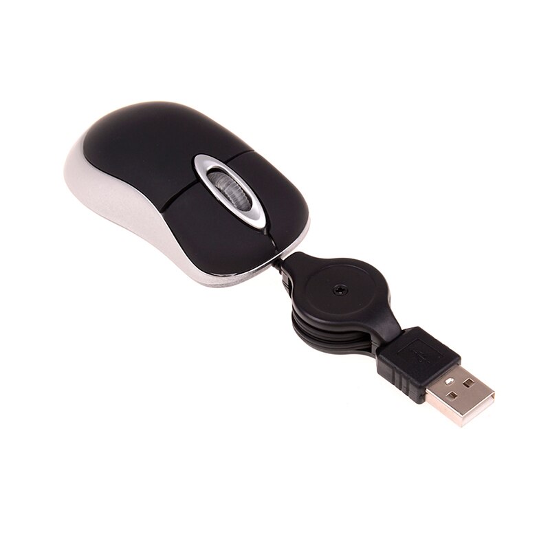 Intrekbare Mini Creatieve 1200 Dpi Bedrade Muis Us... – Vicedeal