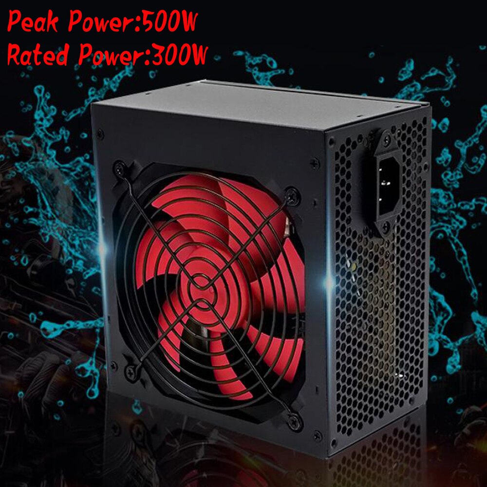 300W Voeding 120mm Fan 20PIN + 4PIN PCI SATA ATX 1... – Vicedeal
