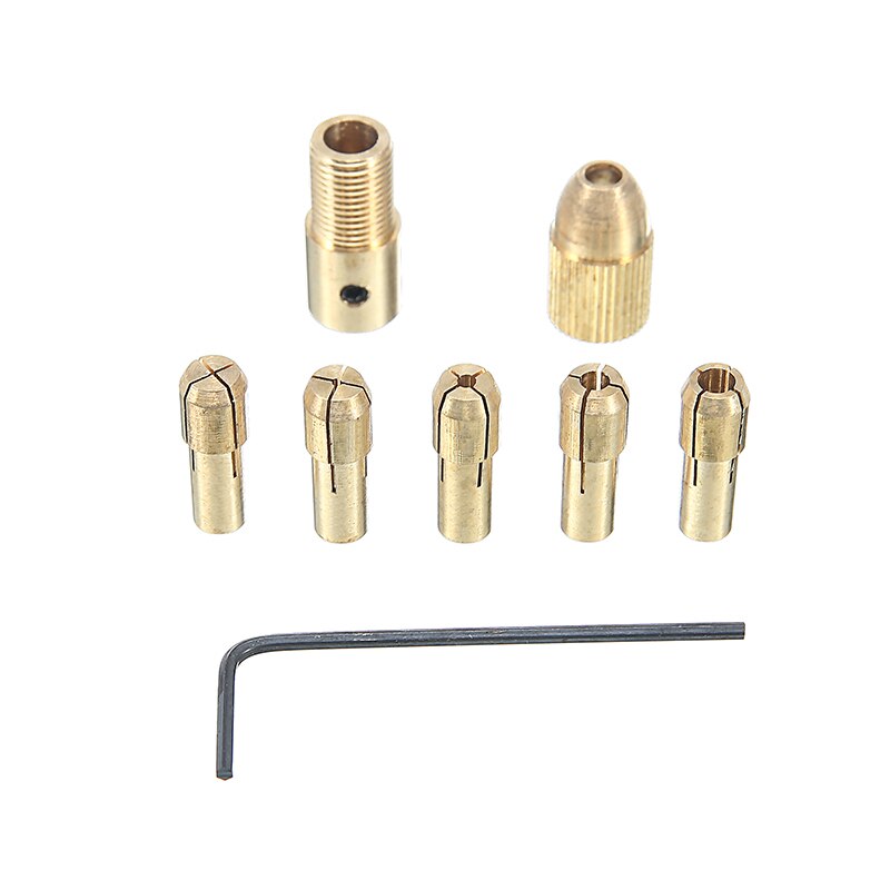 8 Stuks 0.5-3Mm Quick Chuck Voor Mini Gereedschapp... – Grandado