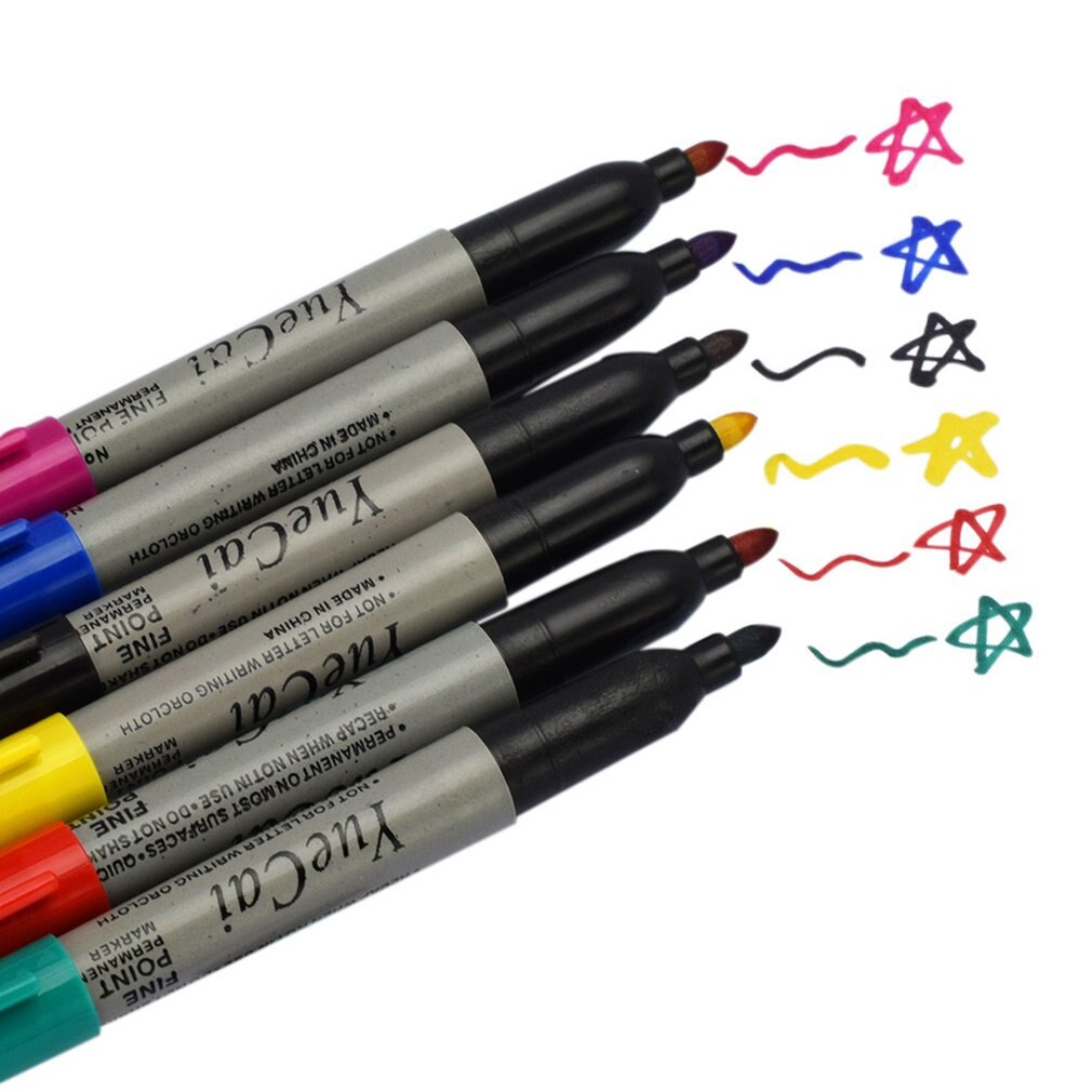 6Pcs/set 6 Colors Tattoo Pen Permanent Markers Won... – Vicedeal