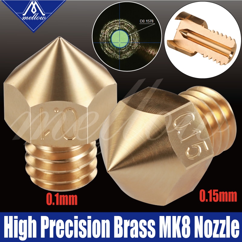 Mellow Hoge Precisie 3D Printer Messing 0.1/0.15MM... – Grandado
