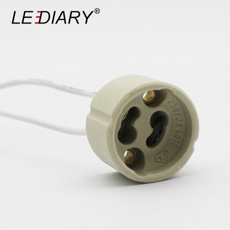 LEDIARY 10PCS GU10 MR16 Lamp Base Ceramic Lamp Hol... – Grandado